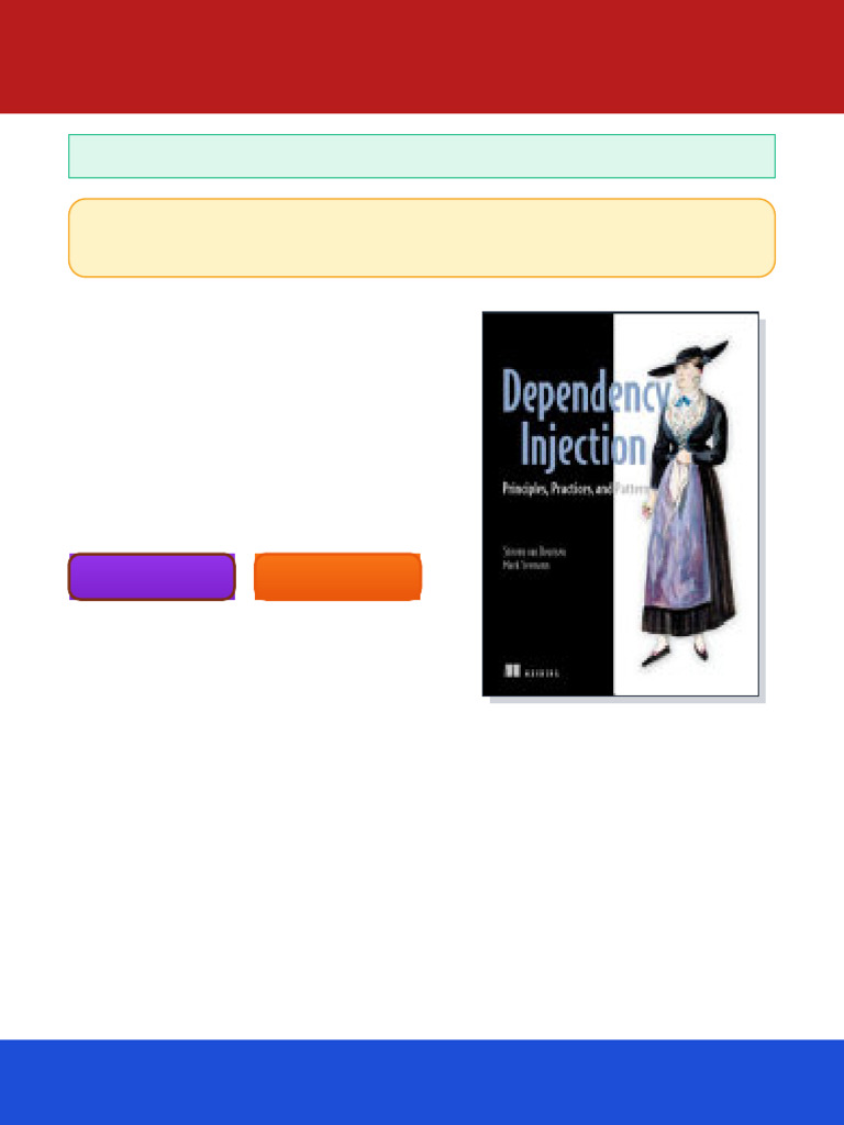 Dependency Injection Principles Practices and Patterns 1st Edition Mark ...