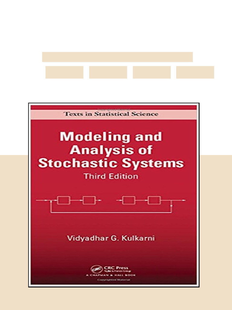 Modeling and Analysis of Stochastic Systems 3rd Kulkarni Solution Manual Ready to Read | PDF ...