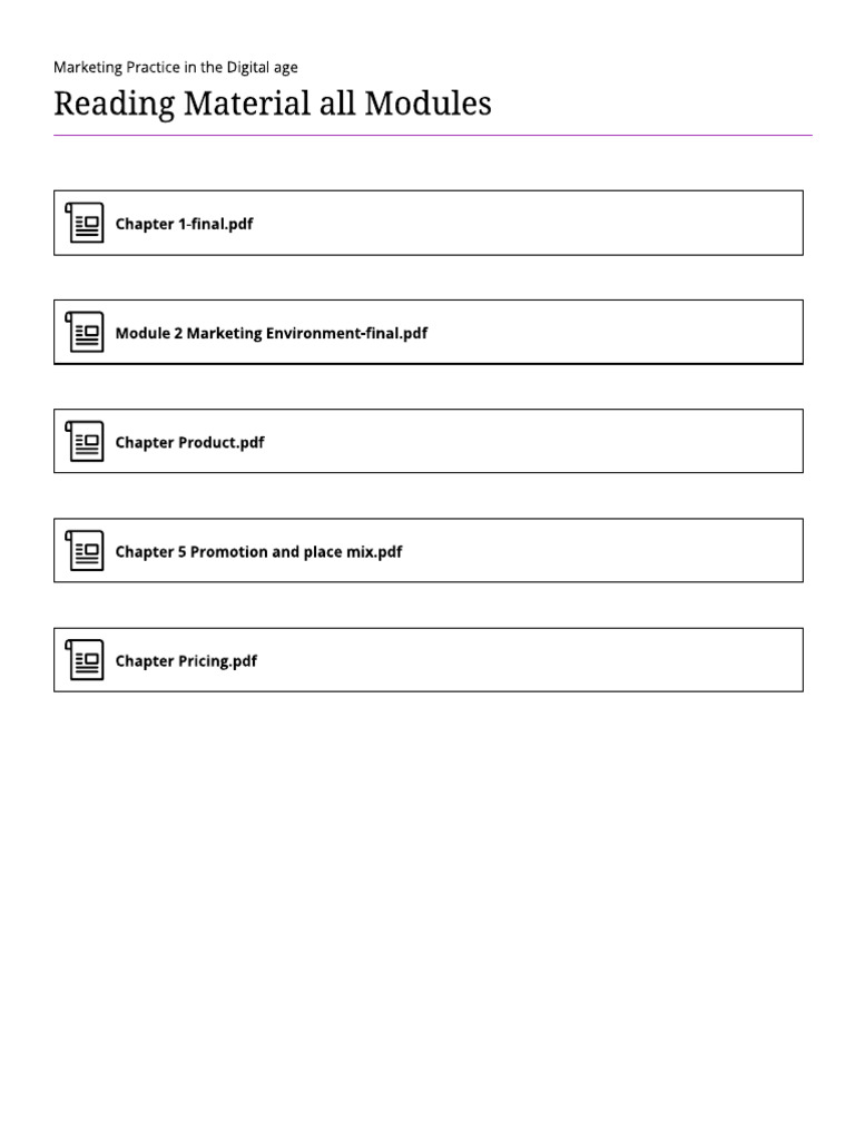 Marketing Notes | PDF