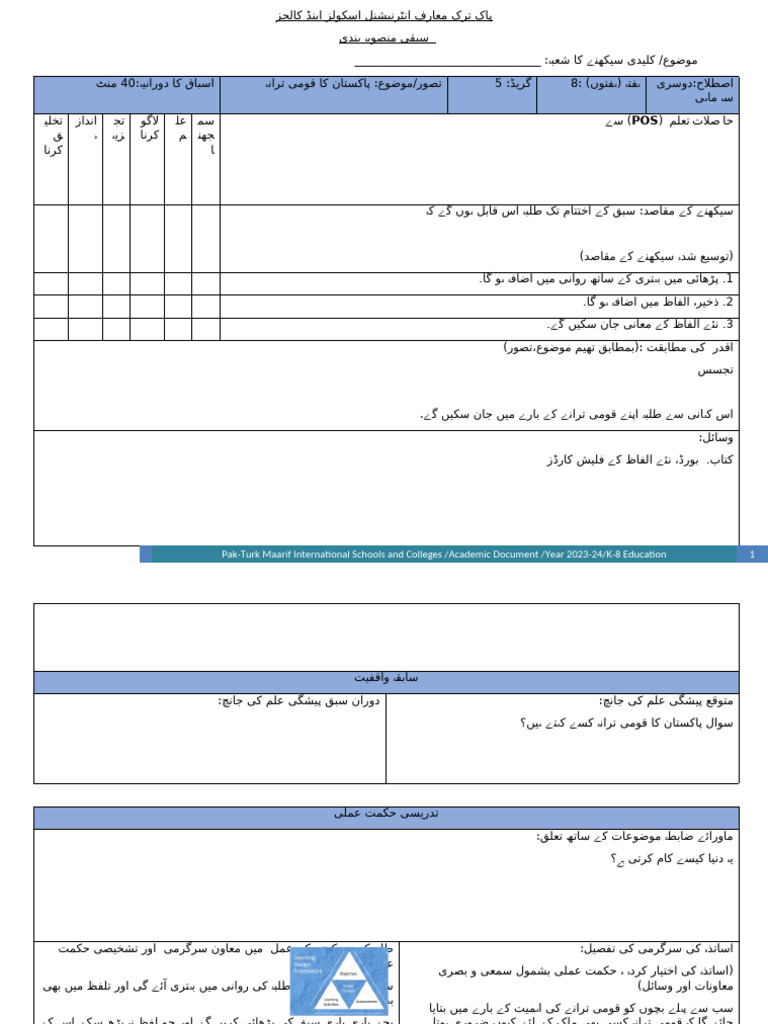 8th Week Planner Grade 5 2025 | PDF
