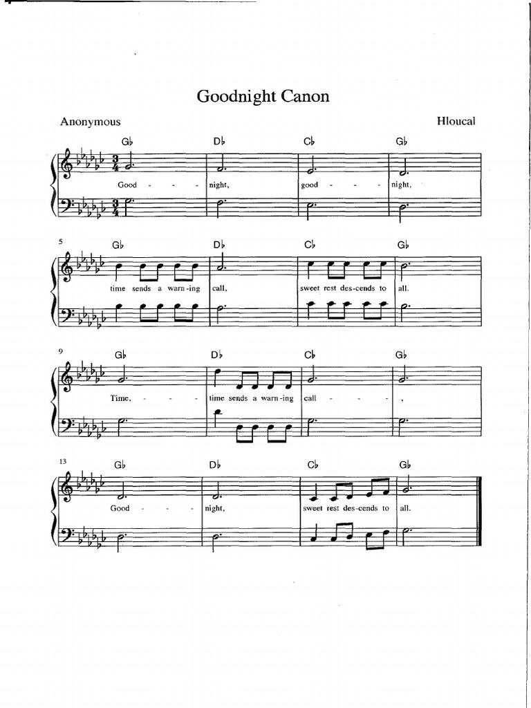 Goodnight Canon | PDF