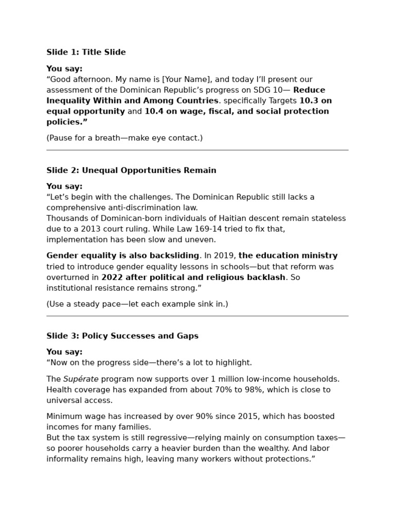 Script for Classs | PDF