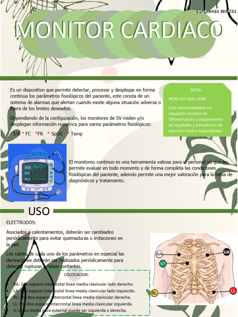 Monitor Cardíaco: Uso y Normativa | PDF