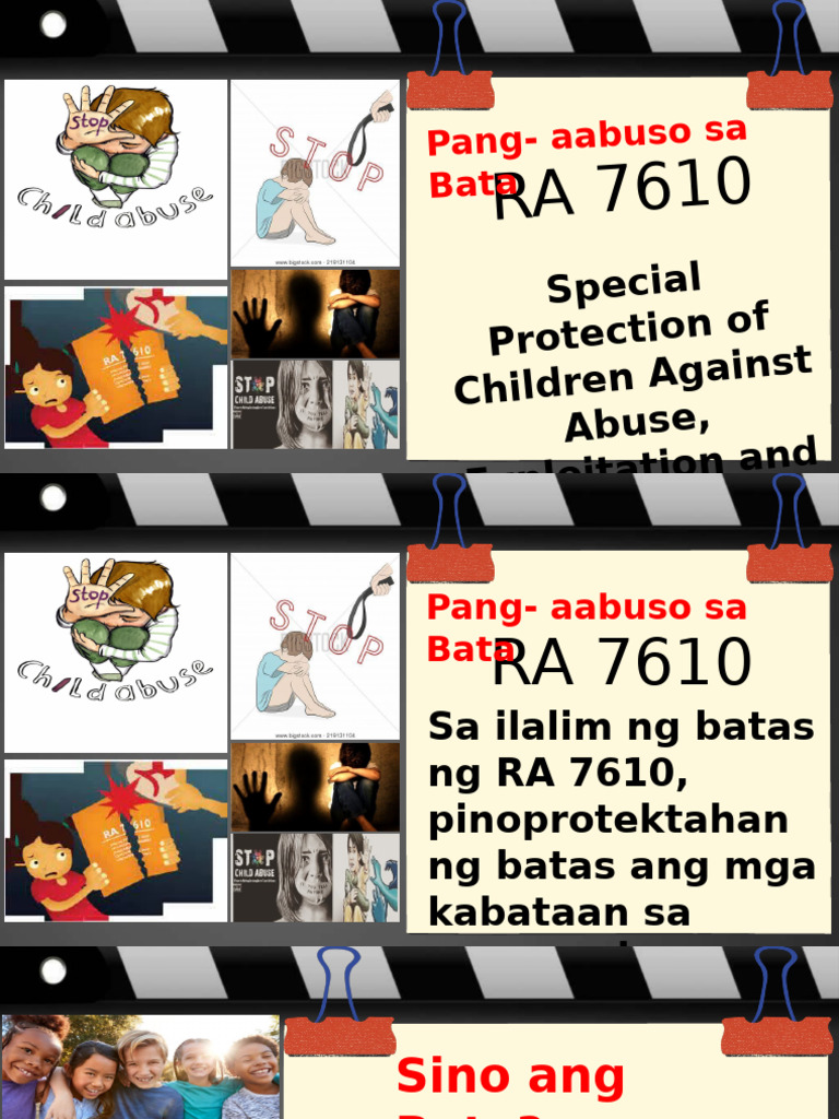 RA 7610 Tagalog Presentation | PDF