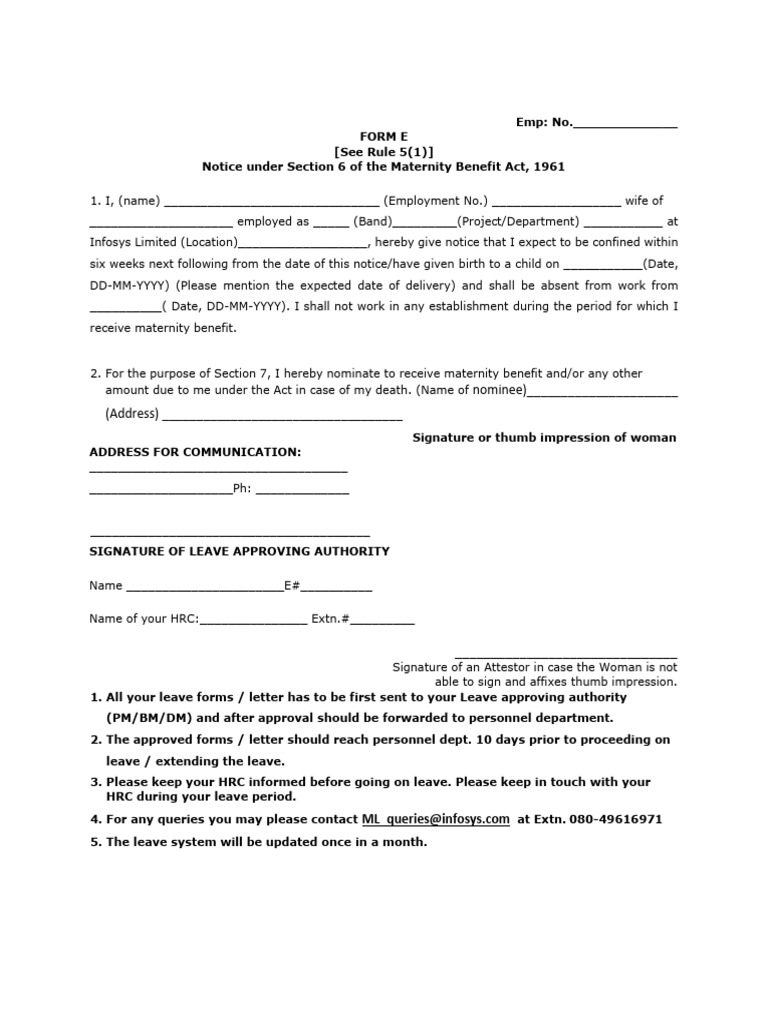 India-Maternity-Forms | PDF | Pregnancy | Miscarriage