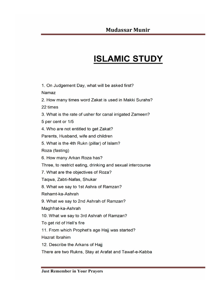 Gernal Knowledge of Pakistan Part | PDF