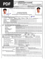 PAN Card Application Form CSF | PDF