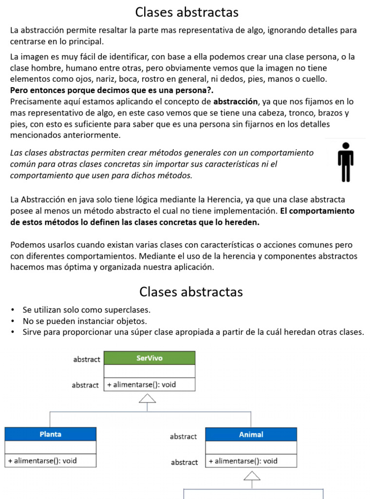 2 - Clases Abstractas | PDF | Objeto (informática) | Herencia (Programación Orientada a Objetos)