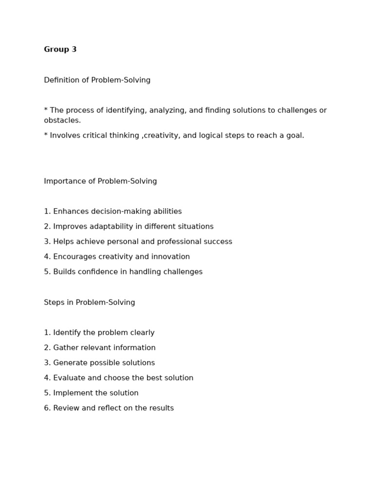 Group 3 Oac 2 Key Points | PDF | Critical Thinking | Thought