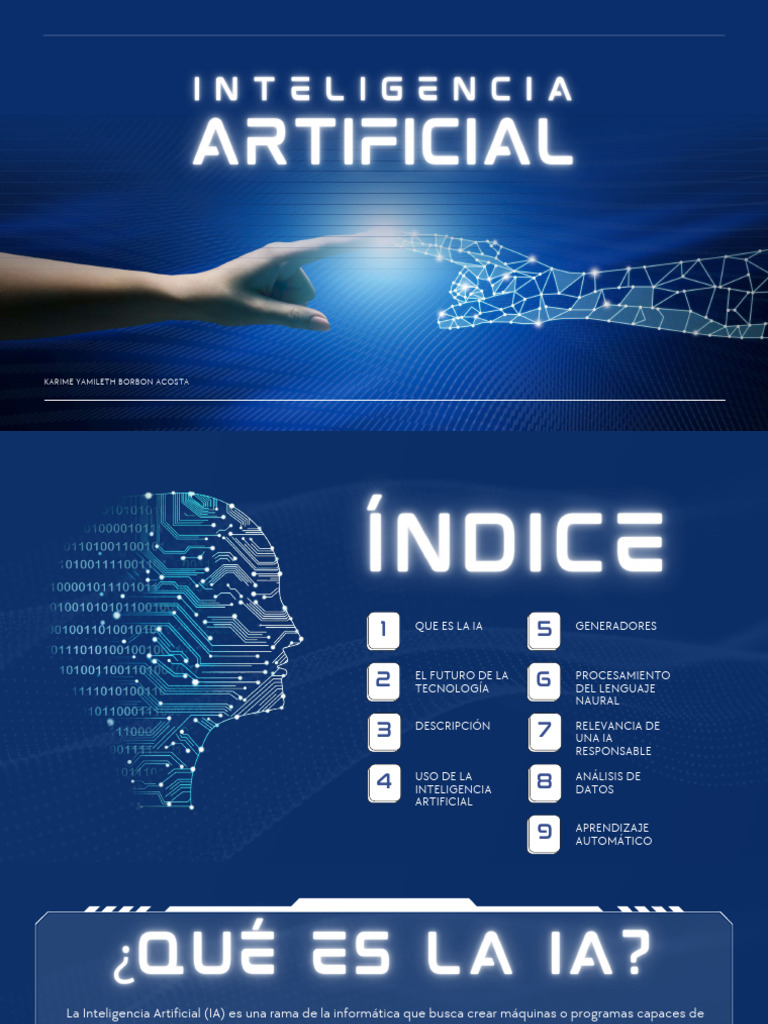 Presentaci%C3%B3n Diapositivas Inteligencia Artificial Profesional ...