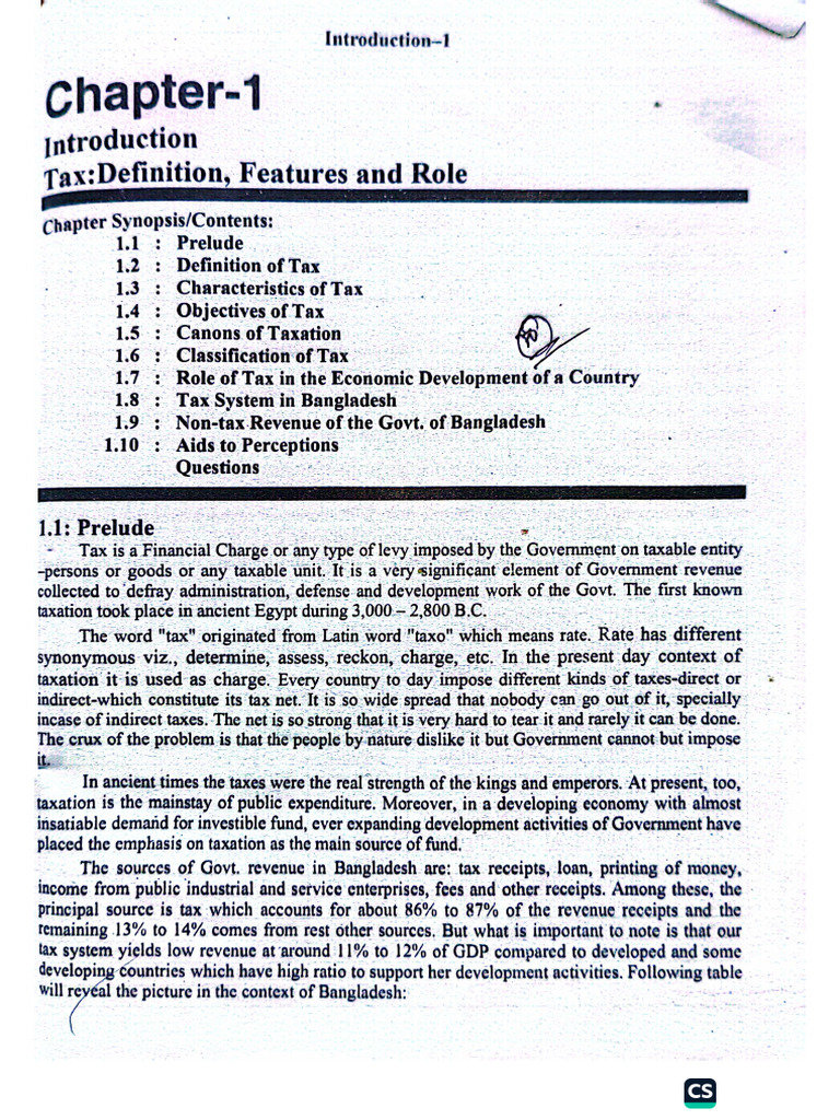 CH01 - Introduction (Definition, Features, Role) | PDF