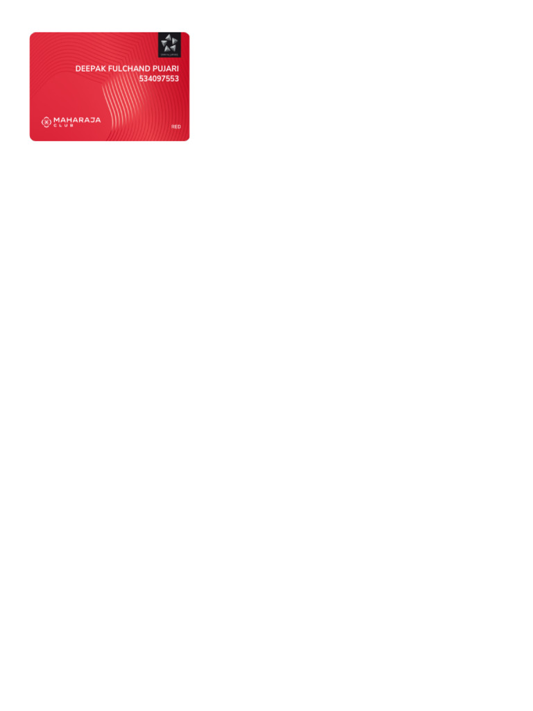 Membership Card Red 534097553 | PDF