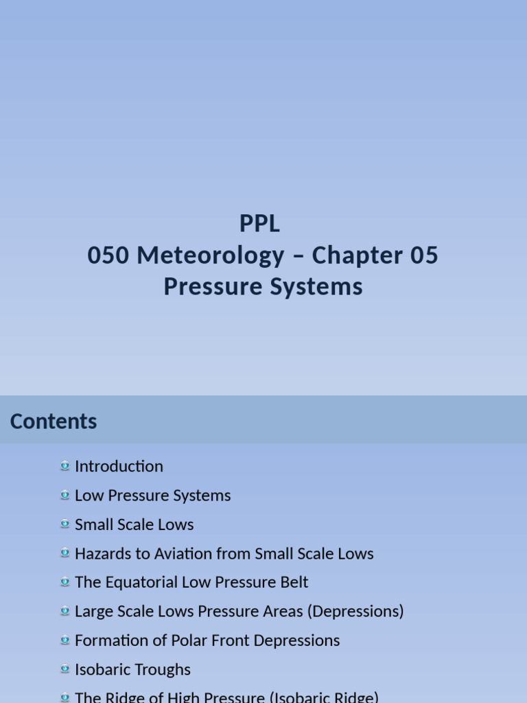 Understanding Pressure Systems in Meteorology | PDF | Trough ...