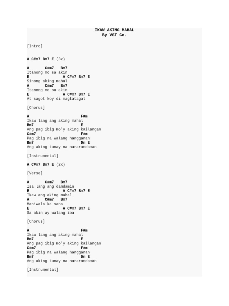 Ikaw Aking Mahal | PDF