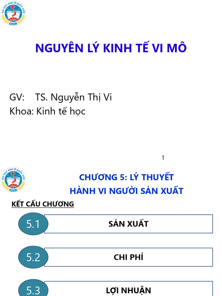 Vi_BG Micro 1_Chuong 5_LT Hanh Vi Nguoi San Xuat_St (2) | PDF
