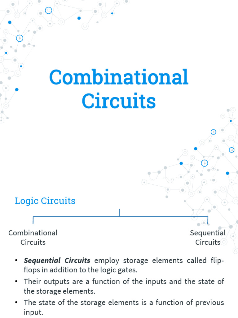 Chapter 3 - Combinational Circuits | PDF | Logic Gate | Boolean Algebra