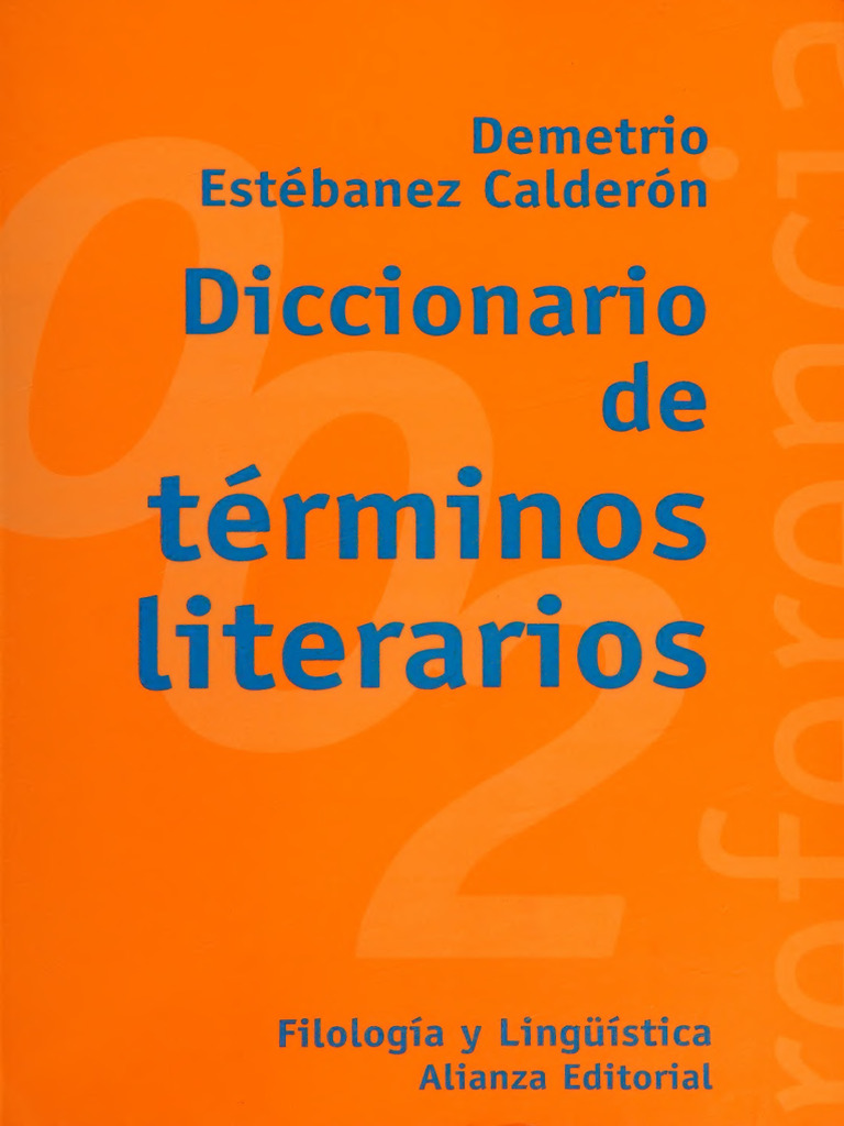 Diccionario de Términos Literarios | PDF | Existencialismo | Samuel Beckett
