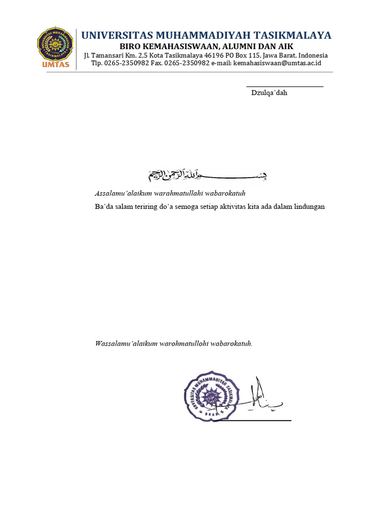 050 Surat Pemberitahuan Dekan - Beasiswa Sangsurya | PDF