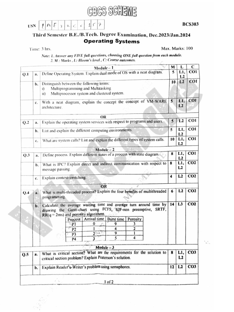 BCS303 Regular Paper | PDF