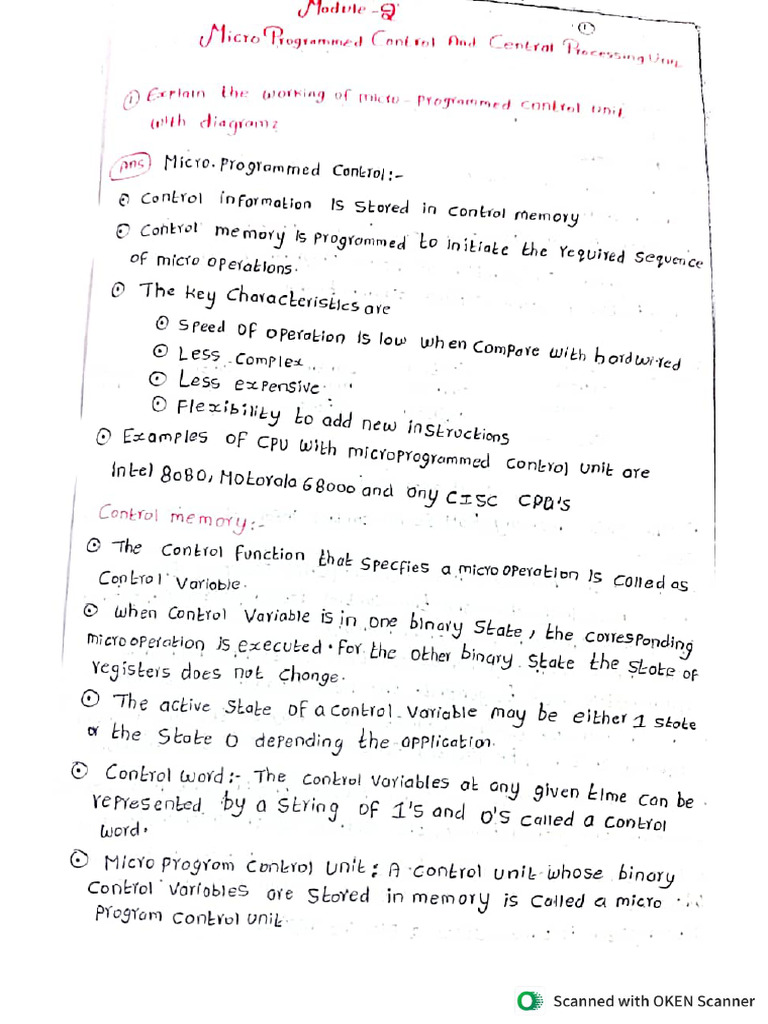 Cao Unit 2 - 10 Marks and 2marks | PDF