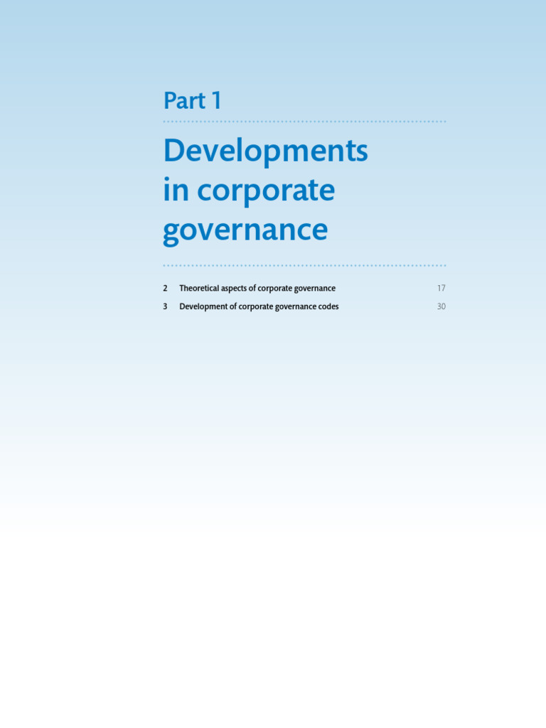 Theories of Corporate Governance Explained | PDF | Governance ...