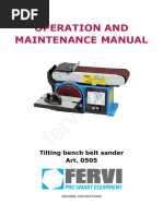 Belt Linisher Sop | PDF | Abrasive | Belt (Mechanical)