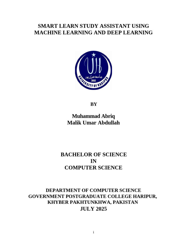 Smart Learn: AI Study Assistant | PDF | Usability | Graphics Processing ...