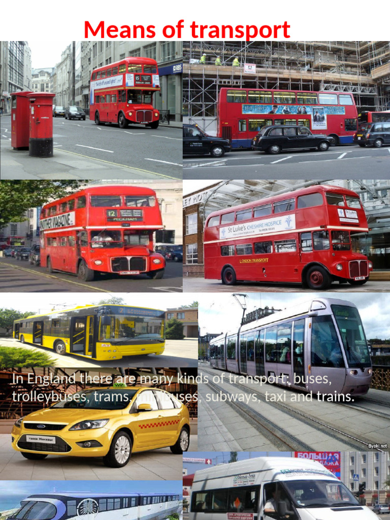6988 Prezentaciya Na Temu Means of Transport | PDF