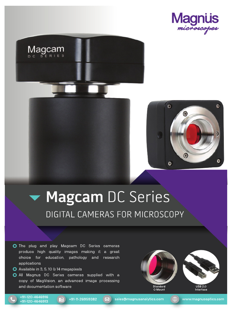 Magnus Microscope Cameras&Software MAGCAM Brochure | PDF