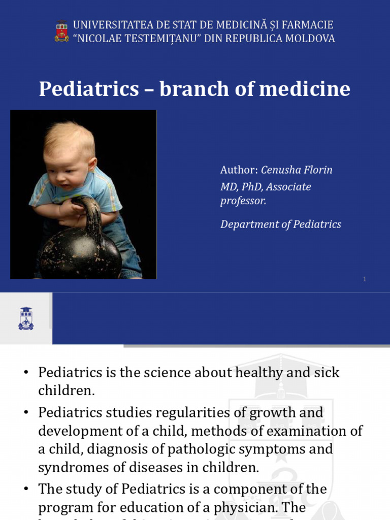 Pediatrics - Branch of Medicine | PDF | Immune System | Infants