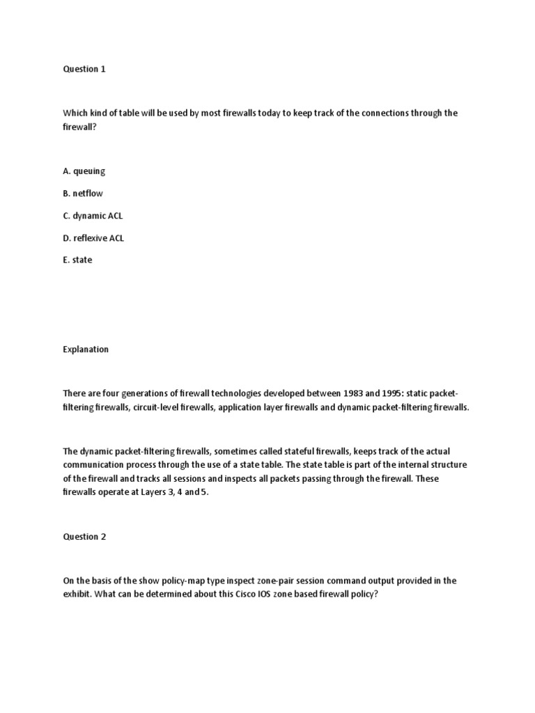 Cisco IOS Zone Based Firewall Tutorial | PDF | Firewall (Computing) | Transmission Control Protocol