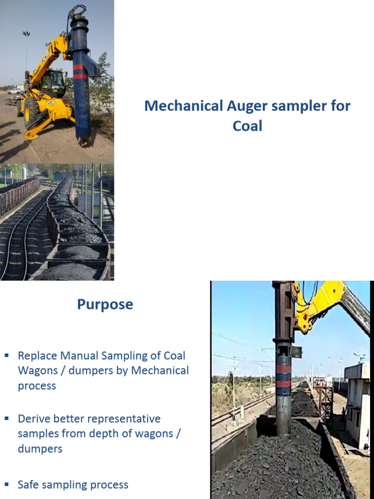 Auger Coal Sampler Intro | PDF