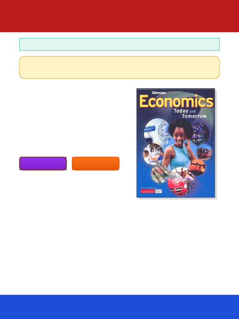 Economics Today and Tomorrow Student Edition Glencoe Mcgraw-Hill ebook ...