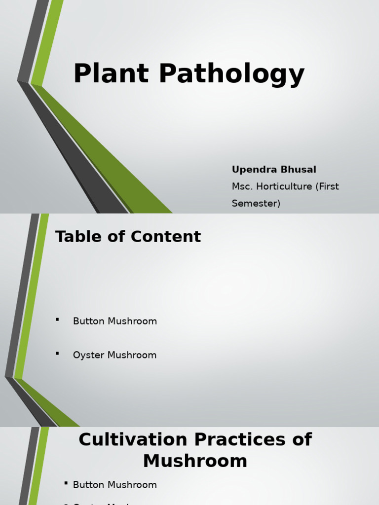 Plant Pathology Presentation | PDF | Abstract (Summary) | Data