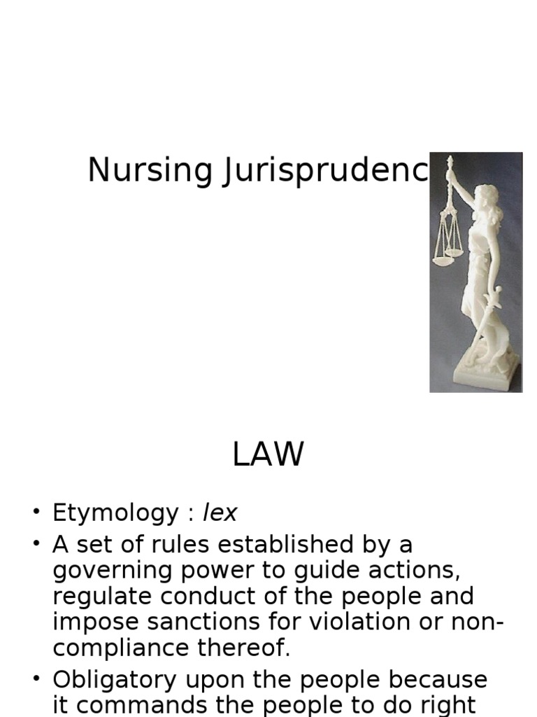 Nursing Ethics and Jurisprudence Guide | PDF | Jurisprudence | Morality