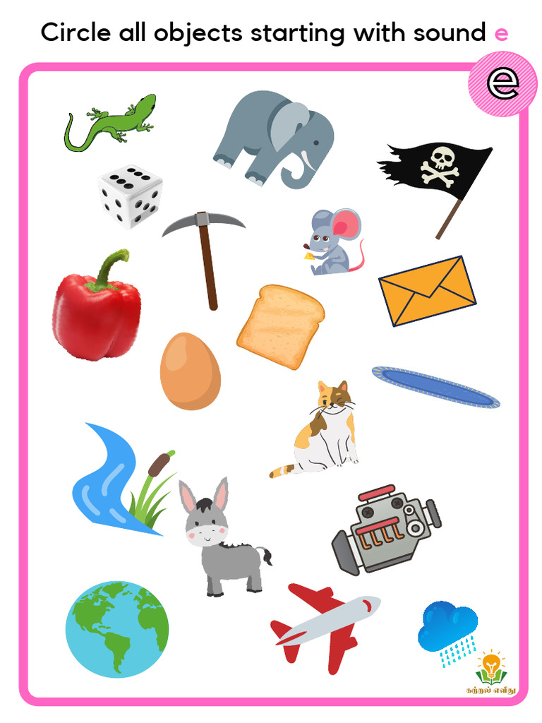 I Spy Letter Sound e | PDF