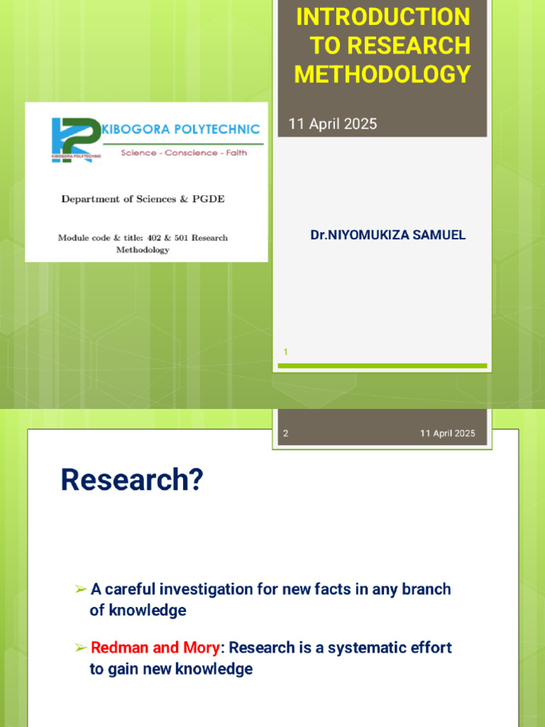 Introduction To Research Methodology 1 Phoenix | PDF