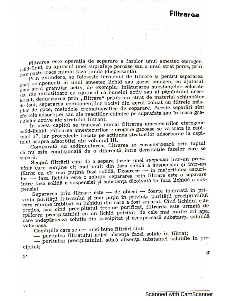 CURS 6 FILTRAREA - teoria filtrarii (1) | PDF