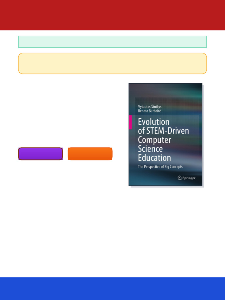 Evolution of STEM-Driven Computer Science Education: The Perspective of ...