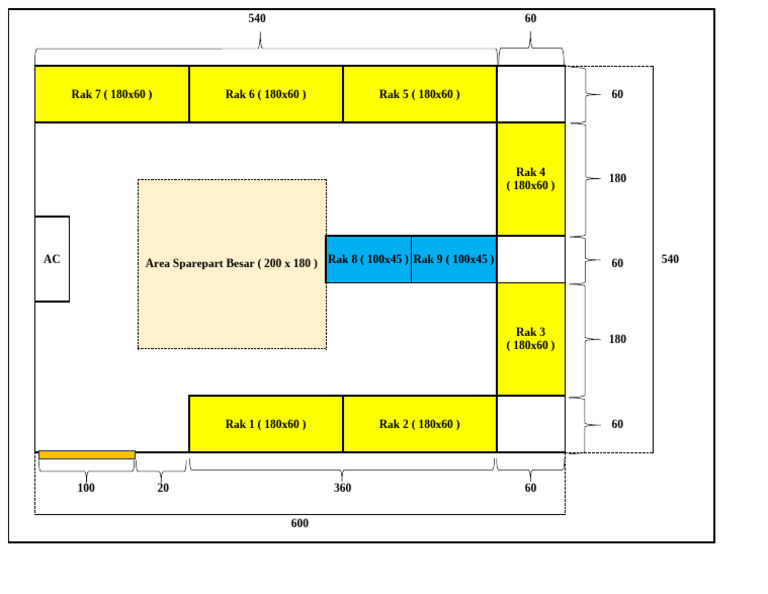Layout Ruang 6 | PDF