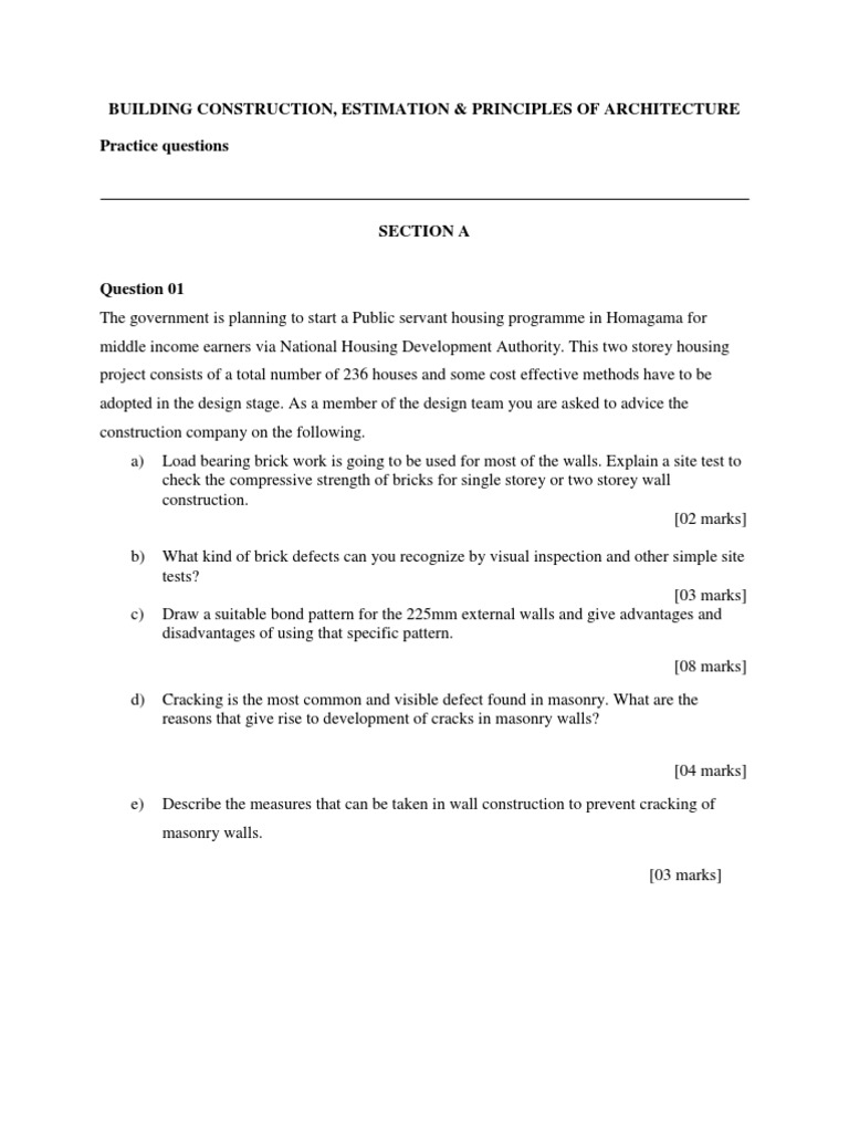 Analysis of Building Construction Principles and Foundation Design for ...