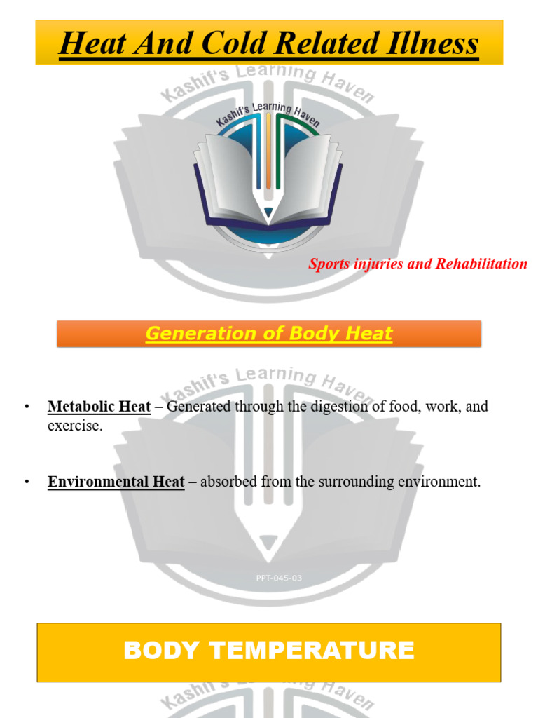 Sports Medicine, Heat & Cold Related Injuries, Level of Burning | PDF ...