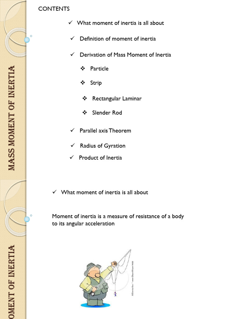 CHAPTER 3_Moment Of inertia_pdf | PDF | Rotation | Motion (Physics)