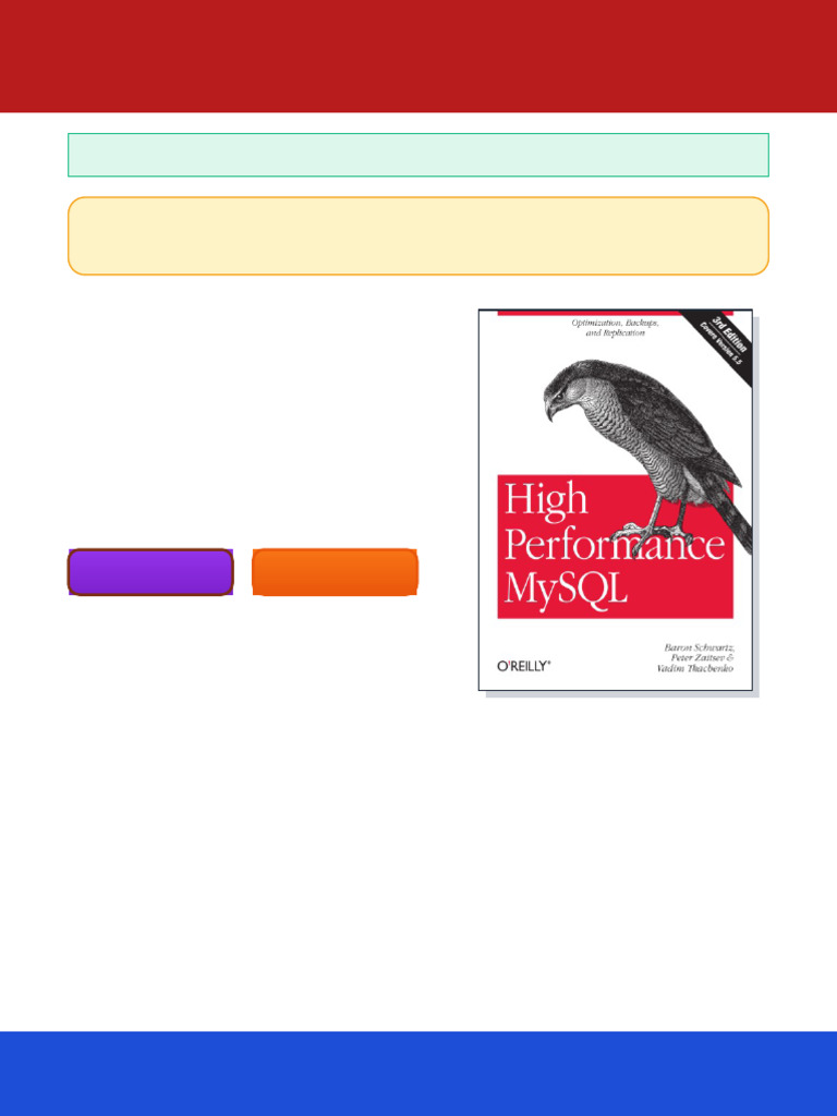 High performance MySQL optimization backups and replication 3e edition ...
