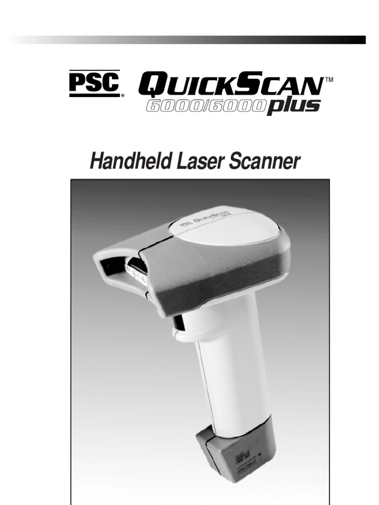Scanner PSC Quickscan 6000 | PDF | Universal Product Code | Barcode