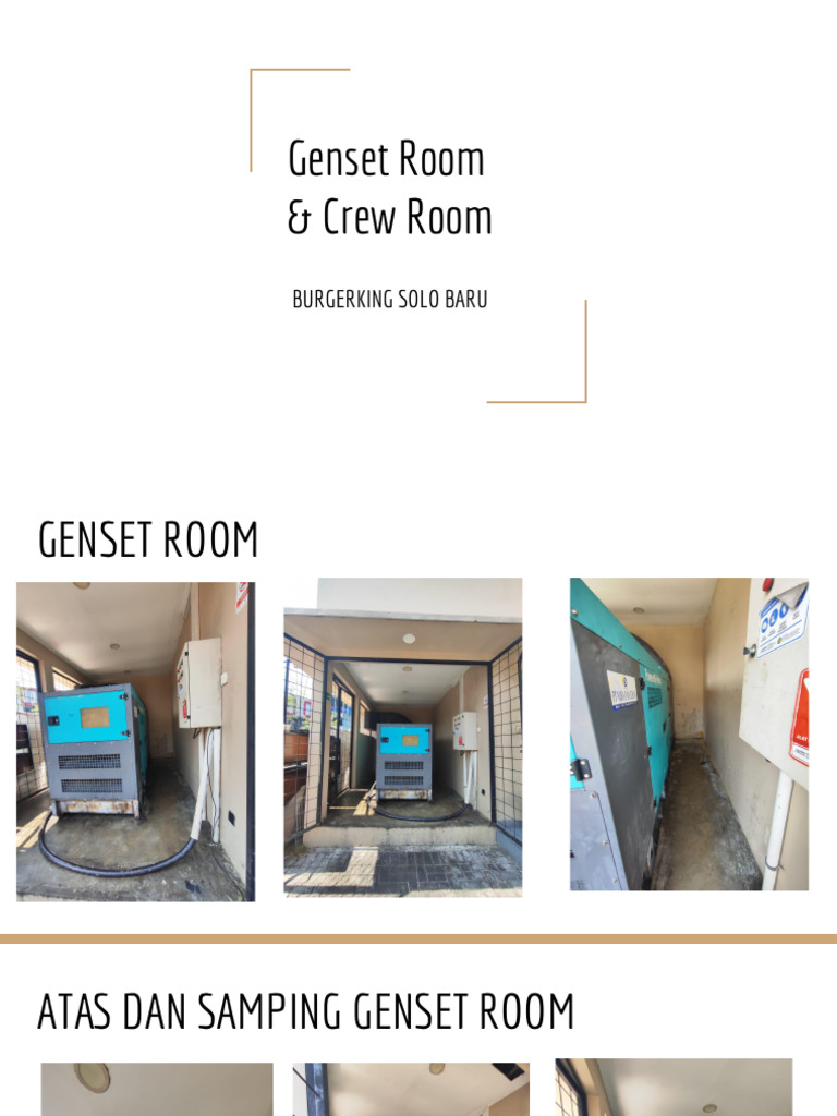 Genset Room & Crew Room | PDF