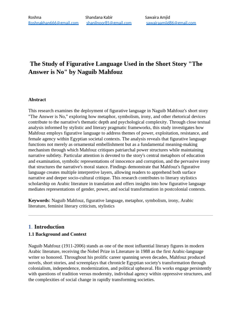 The_Study_of_Figurative_Language_Used_in | PDF | Metaphor | Narrative