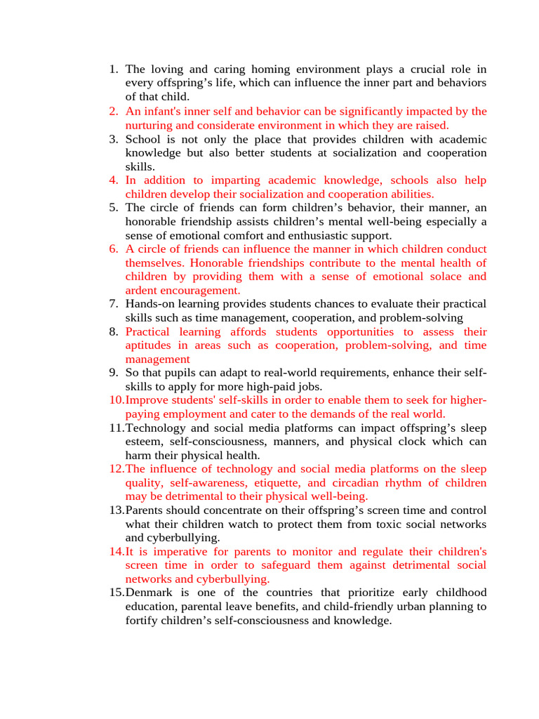 Writting Child Development | PDF | Child Development | Mental Health
