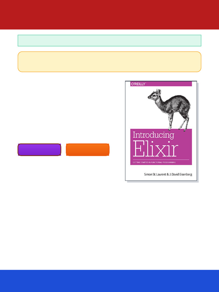 Introducing Elixir Getting Started in Functional Programming 1st ...