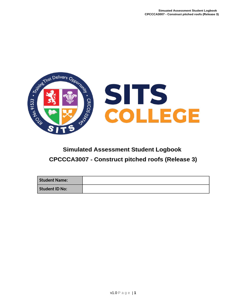 CPCCCA3007 - Simulated Assessment Student Logbook | PDF | Learning ...
